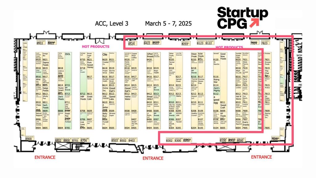 Startup CPG Section at Expo West 2025 – Startup CPG